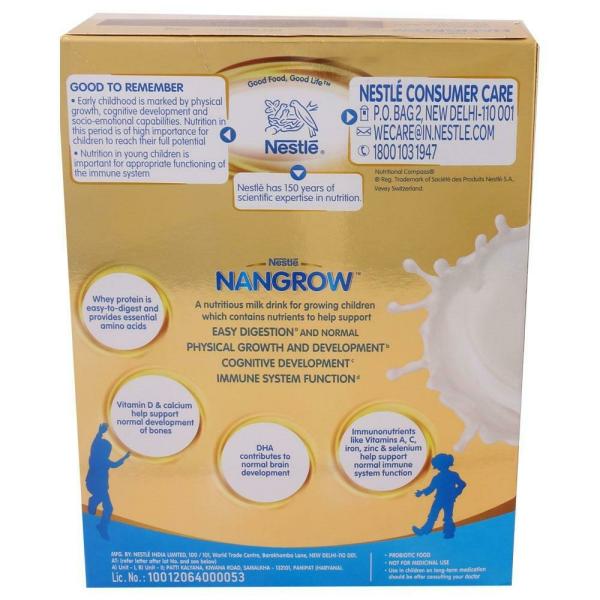 Nestle Nangrow Creamy Vanilla Nutritious Milk Drink (2-5 Years) 400 g ...
