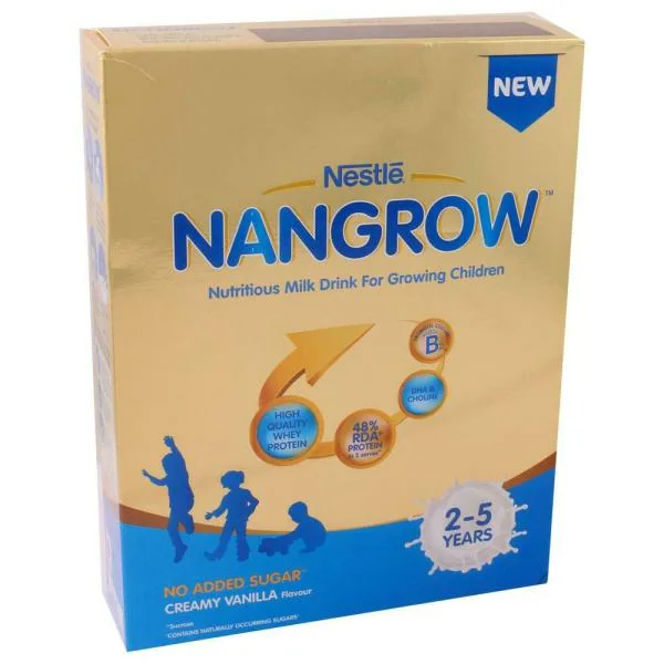 Nestle Nangrow Creamy Vanilla Nutritious Milk Drink (2-5 Years) 400 g ...