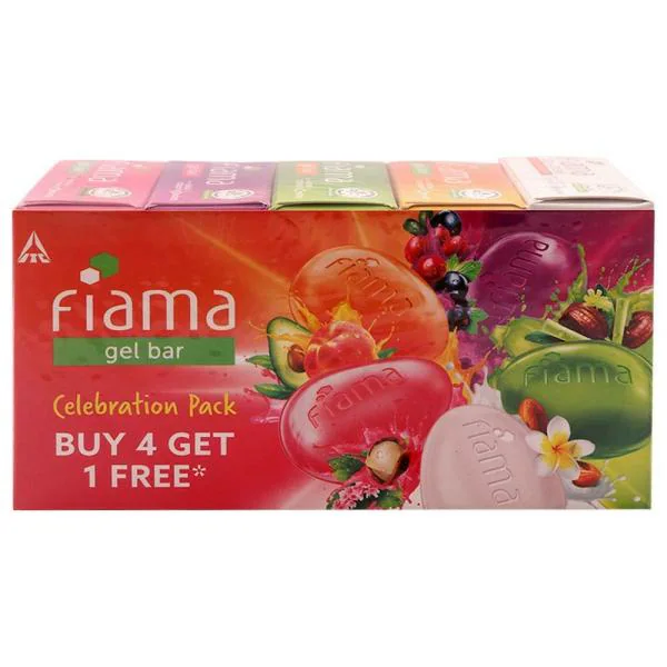 Fiama Multivariant Gel Bar 125 g (Buy 4 Get 1 Free) - JioMart