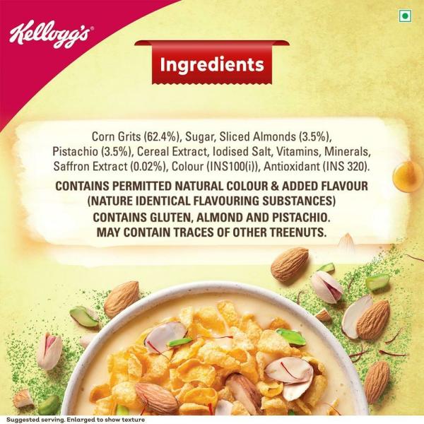 Kellogg's Corn Flakes With Real Kesar Pista Badam 280 g - JioMart