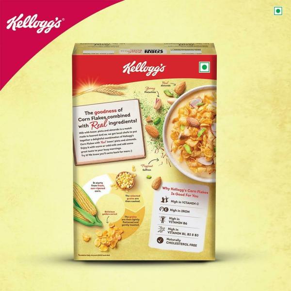 Kellogg's Corn Flakes With Real Kesar Pista Badam 280 g - JioMart