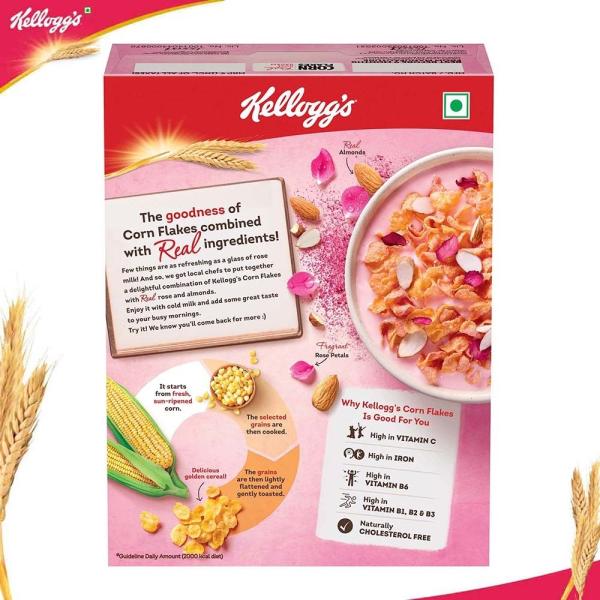 Kellogg's Corn Flakes With Real Rose & Badam 120 g - JioMart