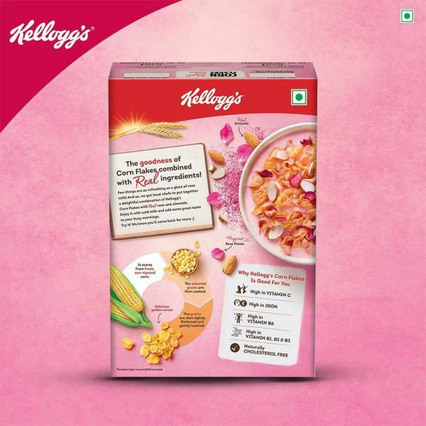 Kellogg's Corn Flakes With Real Rose & Badam 280 g - JioMart