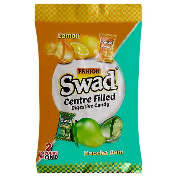 Swad Kacha Aaam Lemon Candy 100 Pcs - JioMart