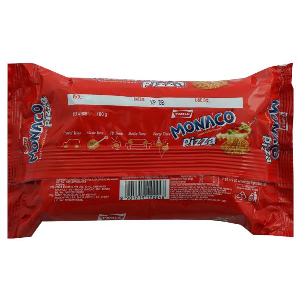 Parle Monaco Pizza Flavour Masala Crunch Biscuits 100 g - JioMart