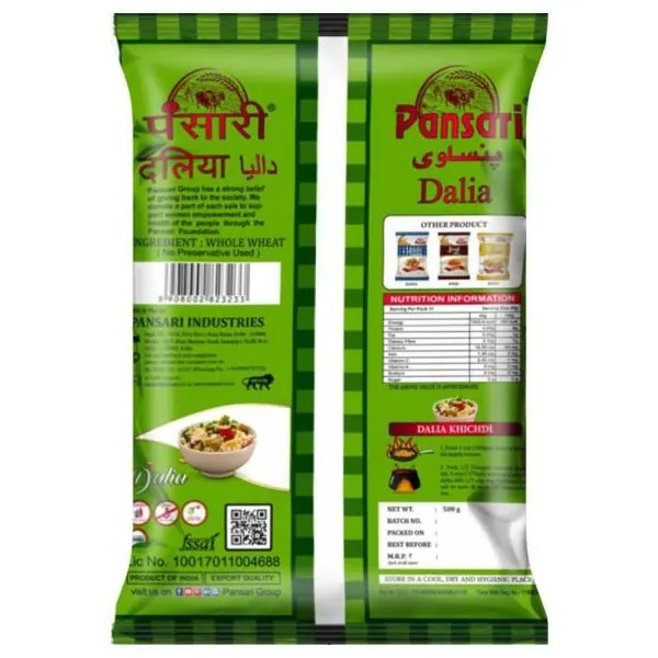 Pansari Dalia 500 g - JioMart