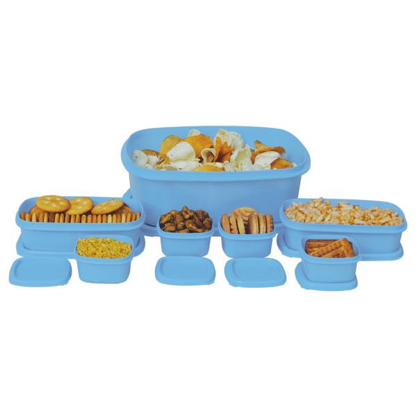 Princeware Assorted Rectangular Plastic Container Set 4.2 L (7 pcs ...