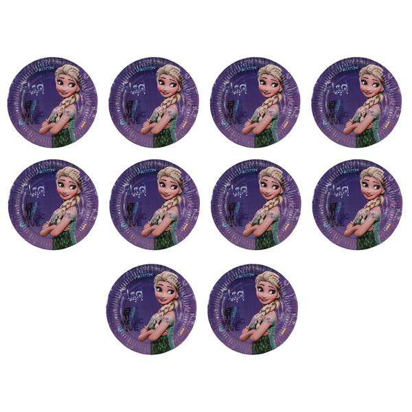 Party Kingdom Elsa Big Paper Plate (Pack of 10) - JioMart