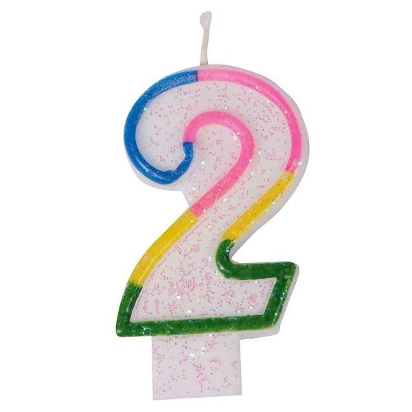 Party Kingdom Small Number Two Candle - JioMart