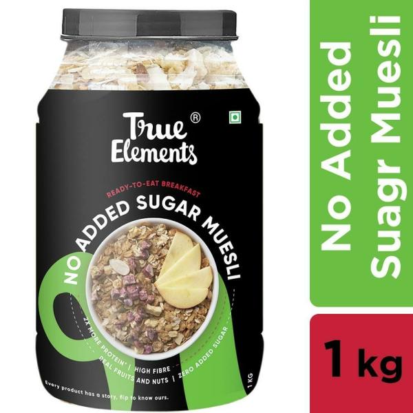 True Elements Muesli (No Added Sugar) 1 kg - JioMart