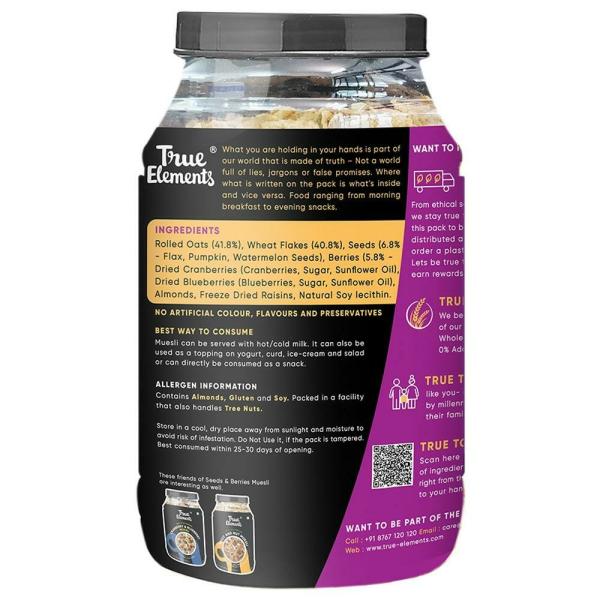 True Elements Seeds & Berries Muesli 1 kg - JioMart