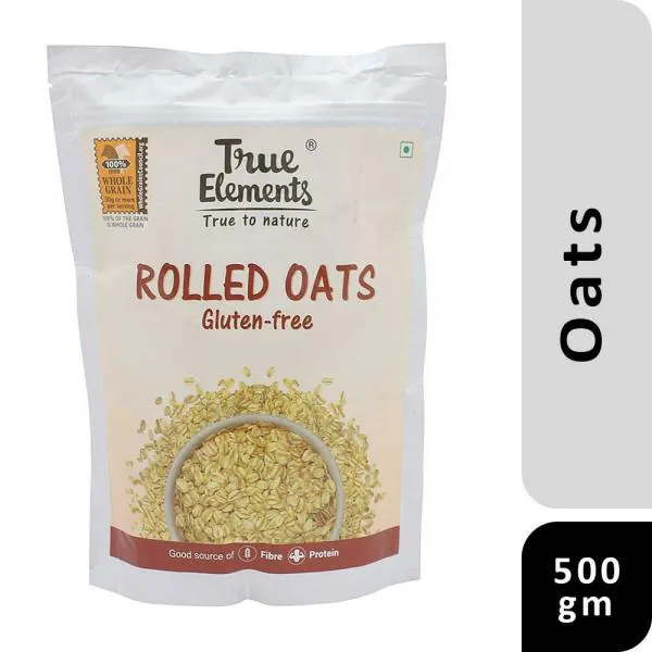 True Elements Gluten Free Rolled Oats 500 g - JioMart