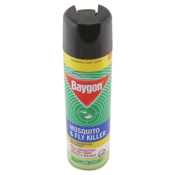 Baygon Lime Scent Mosquito & Fly Killer Spray 400 ml - JioMart