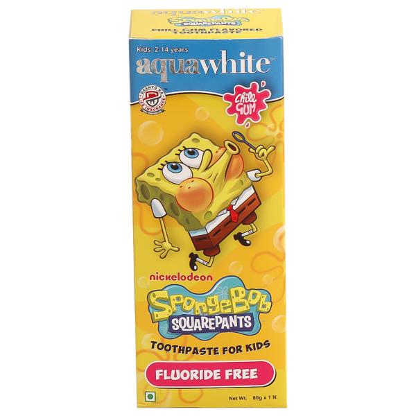 Aquawhite SpongeBob Squarepants Chill Gum Kids Toothpaste 80 g (2-14 ...