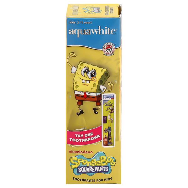 Aquawhite SpongeBob Squarepants Chill Gum Kids Toothpaste 80 g (2-14 ...