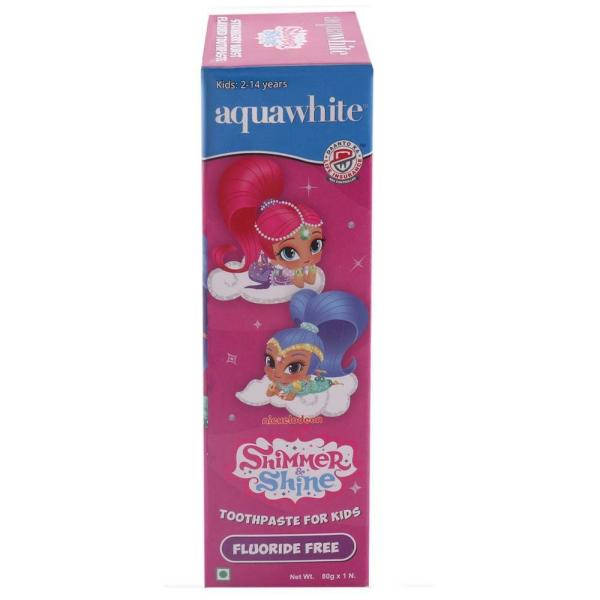 Aquawhite Shimmer & Shine Strawberry Toothpaste 80 g (2-14 Years) - JioMart