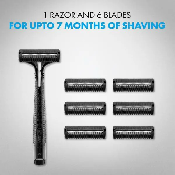 Gillette Guard Razor & Cartridge 6 pcs - JioMart