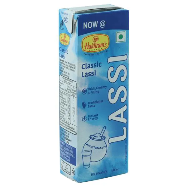 Haldiram Classic Lassi 180 ml (Tetra Pak) - JioMart