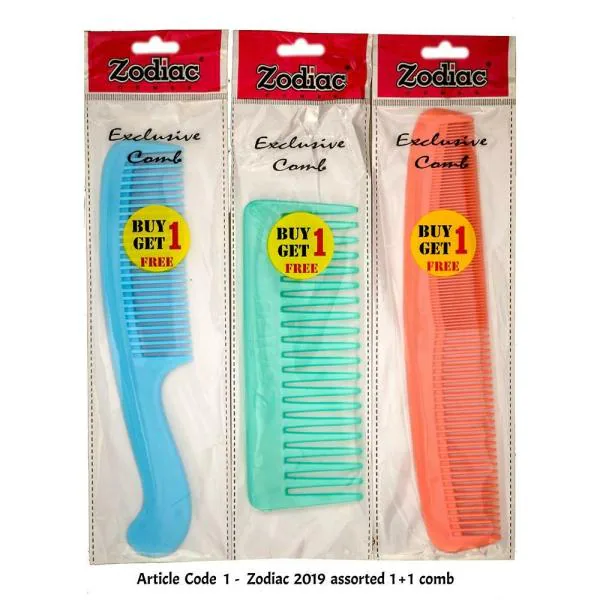 Zodiac Assorted Exclusive Comb (Buy 1 Get 1 Free) - JioMart