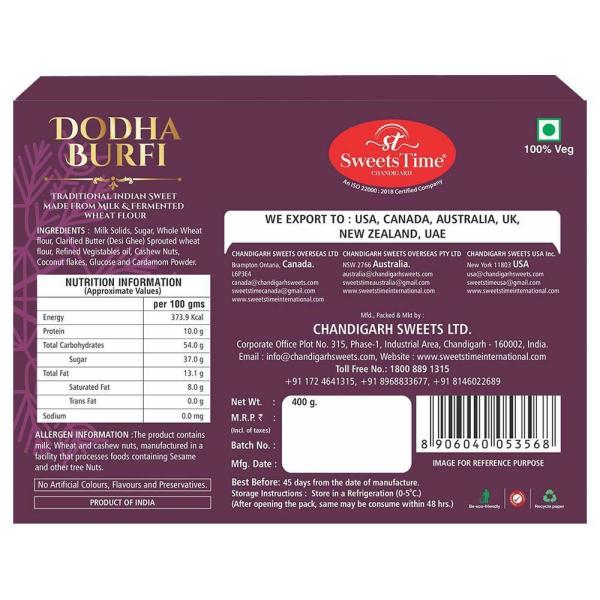 Sweets Time Dhoda Burfi 400 g - JioMart