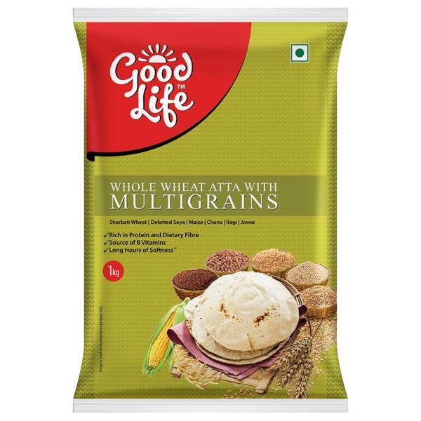Good Life Whole Wheat Atta with Multigrain 1 kg - JioMart