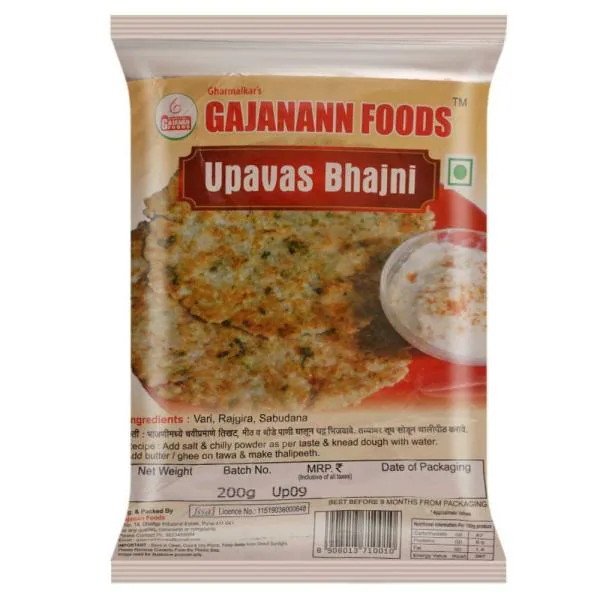 Gajanann Foods Upavas Bhajani 200 g - JioMart