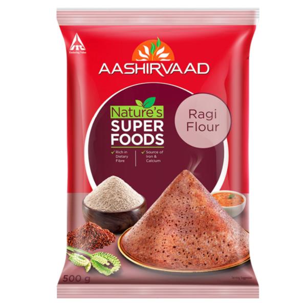 Aashirvaad Nature's Super Foods Ragi Flour 500 g - JioMart