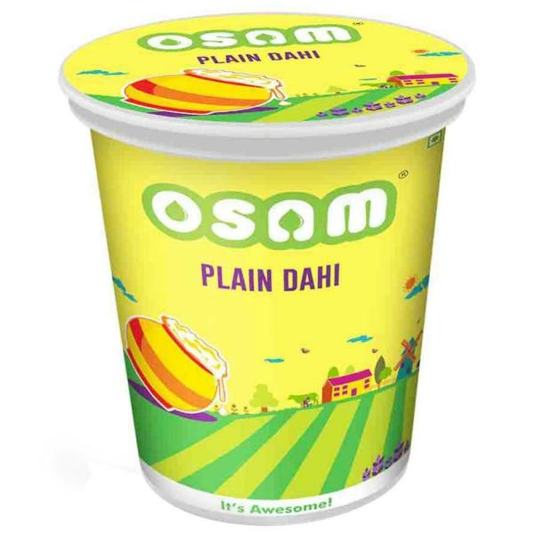 Osam Plain Dahi 400 g (Cup) - JioMart