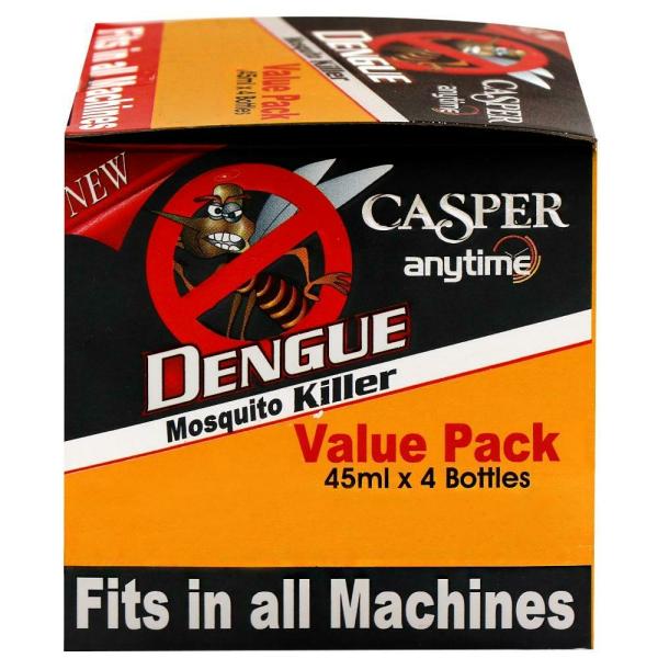 Casper Dengue Mosquito Killer Liquid 45 ml (Pack of 4) - JioMart