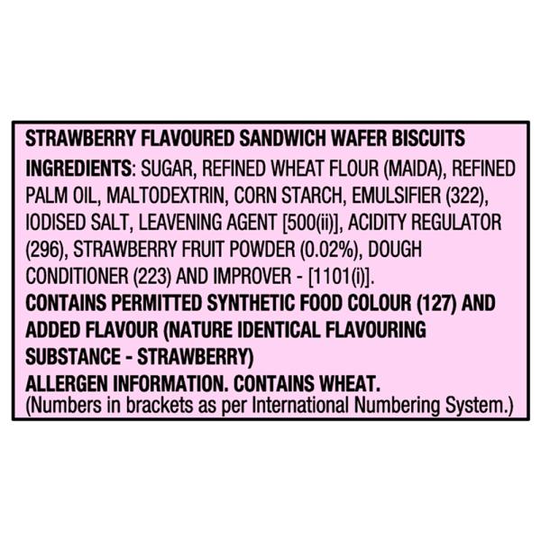 Snac tac Strawberry Flavoured Wafer Biscuits 75 g - JioMart