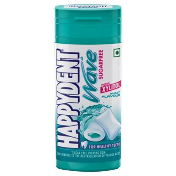 Happydent White Wave Xylitol Sugarfree Mint Flavour Chews 30.6 g - JioMart