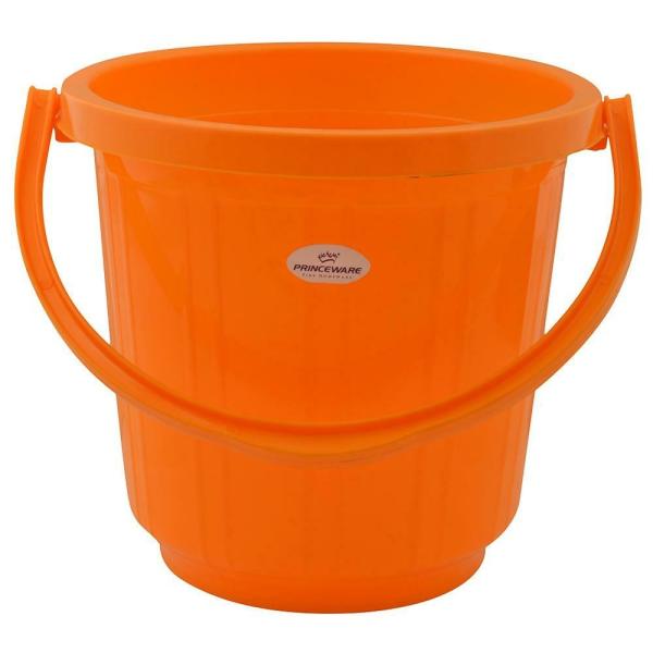 Princeware SD Orange Plastic Bucket with Handle 3 L - JioMart