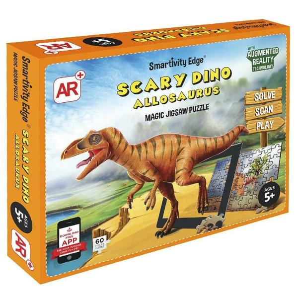 Smartivity Edge Scary Dino Allosaurus Magic Jigsaw Puzzle (5+ yrs ...
