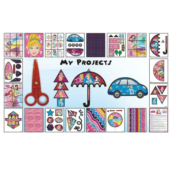 Itoys Disney Princess Cutting Skills DIY Craft With Scissors (3+ yrs ...