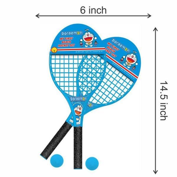 Itoys Doraemon Small Plastic Racket Set 3+ yrs (Pack of 4) - JioMart