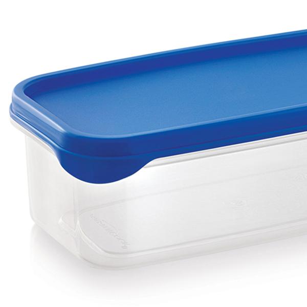 Mastercook Transparent Rectagular Plastic Container with Assorted Lid ...