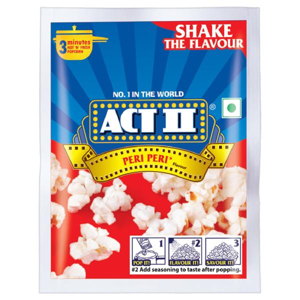 Act II Peri Peri Flavour Popcorn 59 g - JioMart