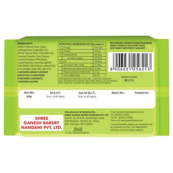 Chakote Coconut Biscuits 120 g - JioMart