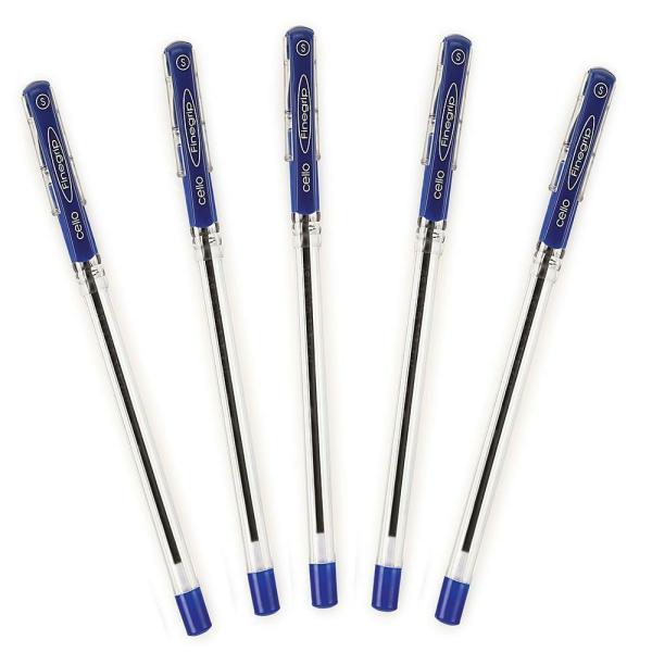 Bic Cello 0.7 mm Blue Fine Grip Ball Point Pen (Pack of 25) - JioMart