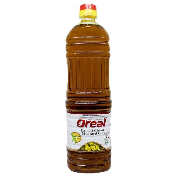 Oreal Kacchi Ghani Mustard Oil 1 L - JioMart