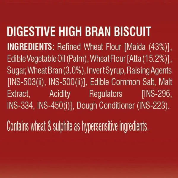 Cremica Digestive High Bran Biscuits 600 g - JioMart
