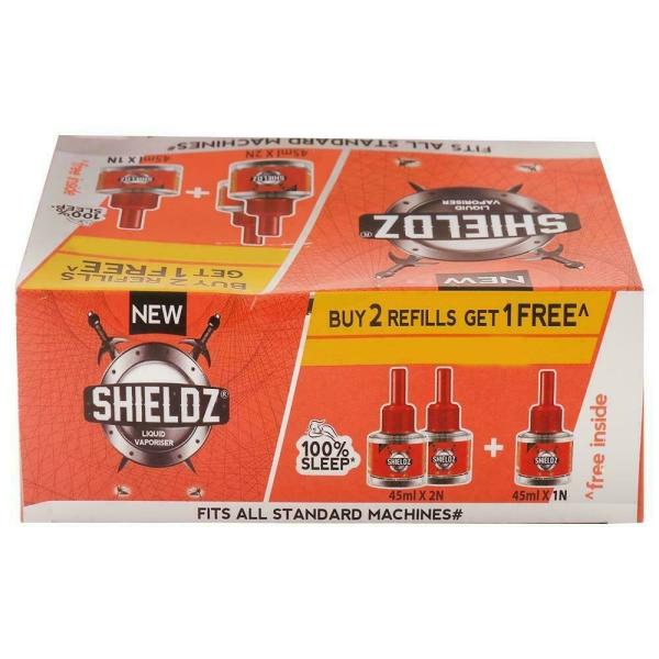 Shieldz Liquid Vaporiser Mosquito Repellent Refill 45 ml (Buy 2 Get 1 ...