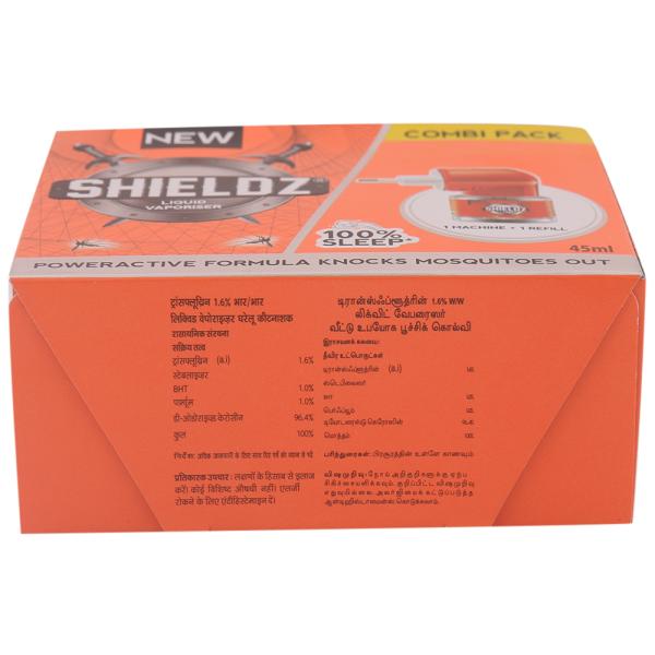 Shieldz Liquid Vaporiser Mosquito Repellent Machine + Refill 45 ml ...