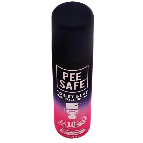 Pee Safe Floral Toilet Seat Sanitizer Spray 75 ml - JioMart