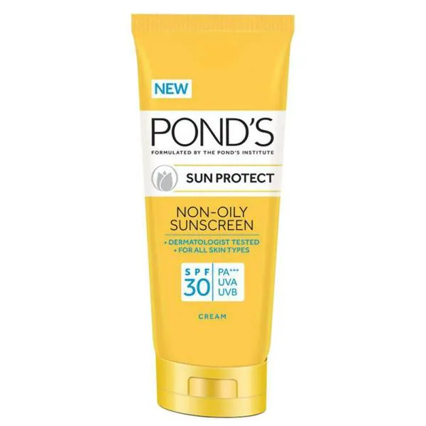 Ponds Sun Protect SPF 30 PA+++ Non-Oily Sunscreen Cream 80 g - JioMart