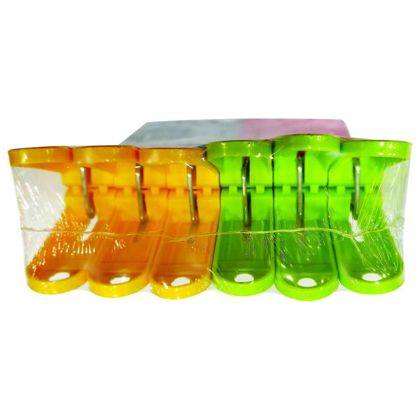 Pratap Home Style Multicolour Plastic XXL Cloth Clip (12 pcs) - JioMart