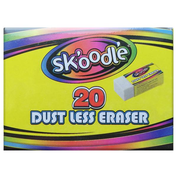Skoodle Dust Less Erasers (Pack of 20) - JioMart