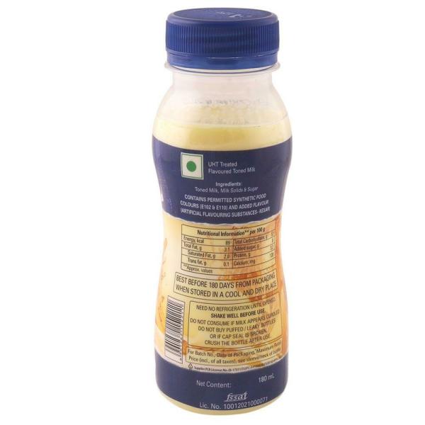 Amul Kool Kesar Flavoured Milk 180 ml (Bottle) - JioMart