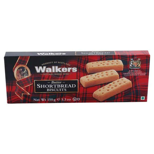 Walkers Fingers Butter Shortbread Biscuits 150 g - JioMart
