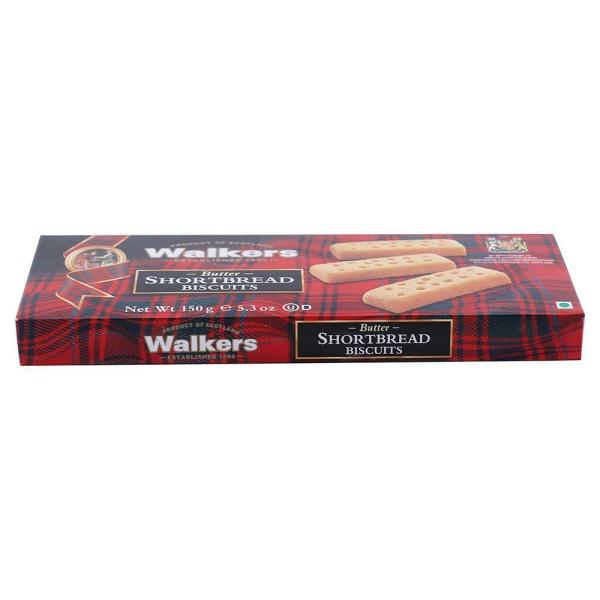 Walkers Fingers Butter Shortbread Biscuits 150 g - JioMart